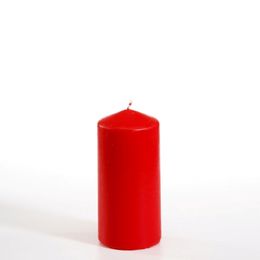Papstar Stumpenkerze Stumpenkerze Ø 60 mm · 130 mm rot (1-tlg)