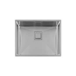 togo Küchenspüle 50VK, rechteckig, 44/54 cm, flacher, geradliniger Boden