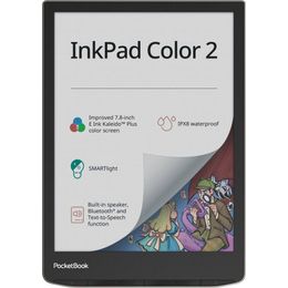 PocketBook InkPad Color 2 E-Book (7,8", 32 GB), silberfarben