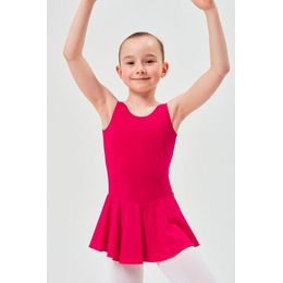 tanzmuster Bodykleid Ballett Trikot Nora mit Röckchen Ballettkleid für Mädchen aus wunderbar weichem Baumwollmaterial