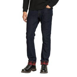 Eddie Bauer 5-Pocket-Jeans H2LOW Flex Jeans mit Flanellfutter