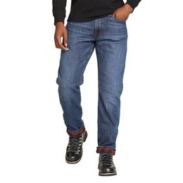 Eddie Bauer 5-Pocket-Jeans H2LOW Flex Jeans mit Flanellfutter