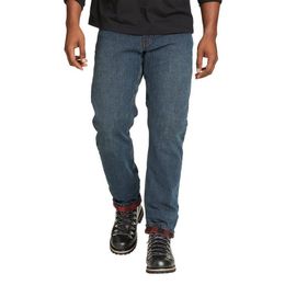 Eddie Bauer 5-Pocket-Jeans H2LOW Flex Jeans mit Flanellfutter