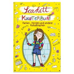 Lingen Verlag Scarlett Kunterbunt - Farben, Herzen und andere Katastrophen - Anne Scheller, Gebunden
