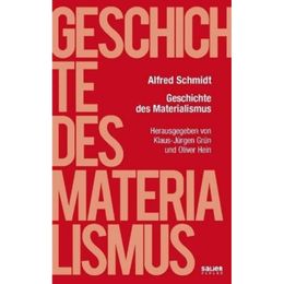 Geschichte des Materialismus - Alfred Schmidt, Kartoniert (TB)