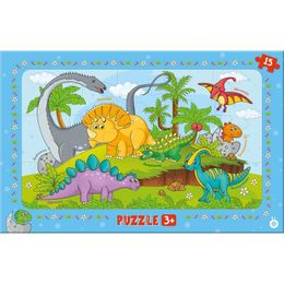 Trötsch Rahmenpuzzle Dinosaurier