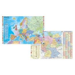 Stiefel Deutschland und Europa fürs Büro, DUO-Schreibunterlage, Karte (im Sinne von Landkarte)