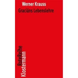 Klostermann Graciáns Lebenslehre - Werner Krauß, Taschenbuch