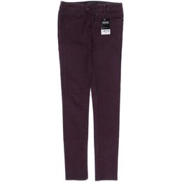 Mavi Damen Jeans, bordeaux, Gr. 25