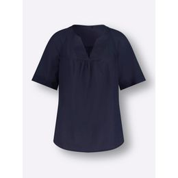 WITT Damen Tunika mit Raffungen, marine, Gr&ouml;&szlig;e 42