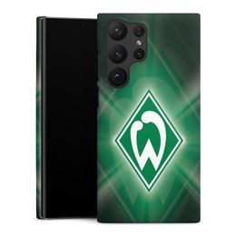DeinDesign Galaxy S23 Ultra Handy Premium Case Smartphone Handyh&uuml;lle Schutzh&uuml;lle matt Sv Werder Bremen Coat Of Arms Official Licensed Product Premium Case