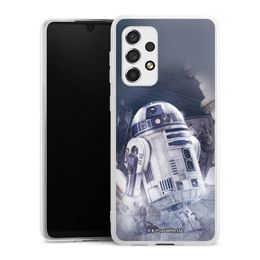 DeinDesign Galaxy A33 5G Handy Silikon H&uuml;lle Case transparent Handyh&uuml;lle Star Wars Merchandise Robot Silikon Case
