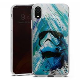 DeinDesign iPhone Xr Handy Silikon H&uuml;lle Case transparent Handyh&uuml;lle Colourful Stormtrooper Star Wars Silikon Case
