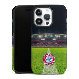 DeinDesign iPhone 14 Pro Handy Panzer Handyh&uuml;lle robuste Outdoor H&uuml;lle Schutzh&uuml;lle matt Stadium Fc Bayern M&uuml;nchen Fcb Tough Case