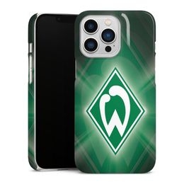 DeinDesign iPhone 13 Pro Handy Premium Case Smartphone Handyh&uuml;lle Schutzh&uuml;lle gl&auml;nzend Sv Werder Bremen Coat Of Arms Official Licensed Product Premium Case
