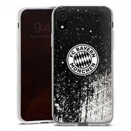 DeinDesign iPhone Xr Handy Silikon H&uuml;lle Case transparent Handyh&uuml;lle Official Licensed Product Fcb Fc Bayern M&uuml;nchen Silikon Case