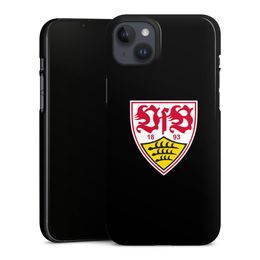 DeinDesign iPhone 14 Plus Handy Premium Case Smartphone Handyh&uuml;lle Schutzh&uuml;lle gl&auml;nzend Vfb Stuttgart Coat Of Arms Official Licensed Product Premium Case