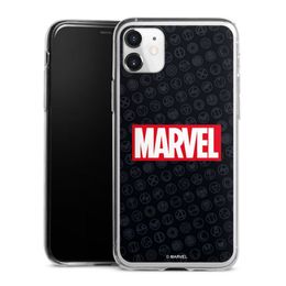 DeinDesign iPhone 11 Handy Slim Case Silikon Handyh&uuml;lle transparent H&uuml;lle extra d&uuml;nn Logo Marvel Comic Silikon Slim Case