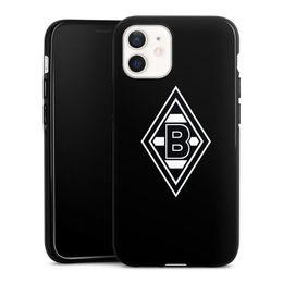 DeinDesign iPhone 12 mini Handy Silikon H&uuml;lle Case schwarz Handyh&uuml;lle Borussia M&ouml;nchengladbach Gladbach Coat Of Arms