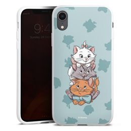DeinDesign iPhone Xr Handy Silikon H&uuml;lle Case wei&szlig; Handyh&uuml;lle Disney Aristocats Cat Silikon Case