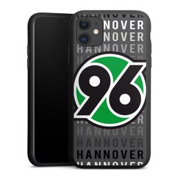 DeinDesign iPhone 11 Handy Premium Silikon H&uuml;lle Handyh&uuml;lle schwarz Case H96 Hannover 96 Official Licensed Product Silikon Premium Case