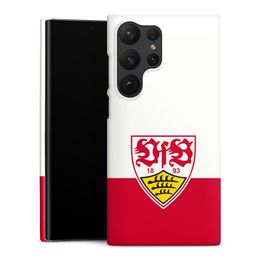 DeinDesign Galaxy S23 Ultra Handy Premium Case Smartphone Handyh&uuml;lle Schutzh&uuml;lle matt Vfb Stuttgart Logo Official Licensed Product Premium Case