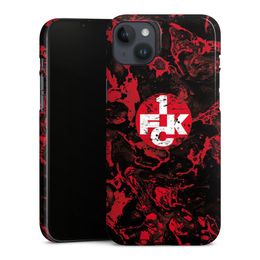 DeinDesign iPhone 14 Plus Handy Premium Case Smartphone Handyh&uuml;lle Schutzh&uuml;lle gl&auml;nzend 1. Fc Kaiserslautern 1. Fck Logo Premium Case
