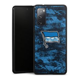 DeinDesign Galaxy S20 FE Handy Silikon H&uuml;lle Case schwarz Handyh&uuml;lle Hertha Bsc Flag Logo