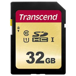 Transcend SDHC-Karte 32GB Class 10 UHS-I Speicherkarte