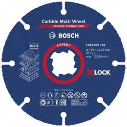 Bosch Accessories EXPERT Carbide Multi Wheel X-LOCK 2608901193 Trennscheibe gerade 125 mm 1 St.