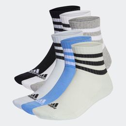 Adidas 3-Streifen Cushioned Sportswear Mid-Cut Socken, 3 Paar
