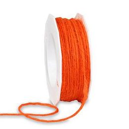 PRÄSENT PRÄSENT Kordel Jute matt orange 2,0 mm x 25,0 m