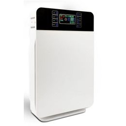 MediaShop Luftreiniger mit 6-Filter System, Livington Air Purifier, für Räume bis 30m², weiß