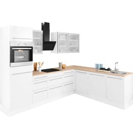 Optifit Winkelküche Bern, Stellbreite 285x225 cm, wahlweise mit E-Geräten, weiß
