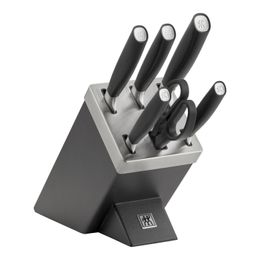 Zwilling All * Star Messerblockset mit KiS Technologie 7-tlg, Anthrazit