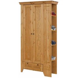 Home Affaire Garderobenschrank Skandinavia aus massiver Kiefer, beige