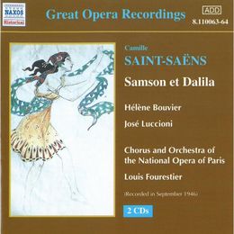 Samson Und Dalila - Bouvier, Luccioni, Fourestier. (CD)