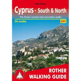 BERGVERLAG ROTHER Cyprus South & North (Zypern · Süd & Nord - englische Ausgabe) - Rolf Goetz, Kartoniert (TB)