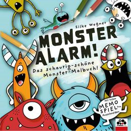 Monster-Alarm! Das schaurig-schöne Monster-Malbuch für Kinder ab 3 Jahren - Silke Weßner, Kartoniert (TB)