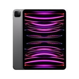 iPad Pro 11" (1 TB), Tablet-PC grau, 5G, Gen 4 / 2022 Prozessor: Apple M2 Speicher: RAM: 16 GB, Festspeicher: 1024 GB Display: 27,96 cm (11 Zoll) Farbe: grau