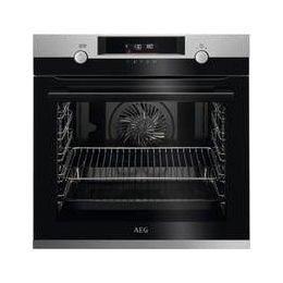 AEG BPG55521V8, Backofen edelstahl Ofengröße: L (groß) ab 65 Liter Nutzinhalt: 71 Liter Heizart: Umluft, Grill, Heißluft mit Ringheizkörper, konventionell (Ober- & Unterhitze