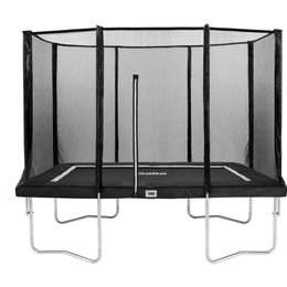 Salta Trampoline - Combo - rechteckig 213x305cm - Trampoline mit Sicherheitsnetz - Schutzrand Farbe: schwarz