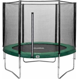 Salta Trampoline - Combo Set - Ø366cm - Trampoline mit Sicherheitsnetz - Schutzrand Farbe: grün