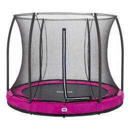 Salta Trampoline - Comfort Edition Ground - rund - Ø305cm - Schutzrand Pink