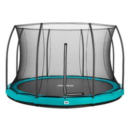 Salta Trampoline - Comfort Edition Ground - rund - Ø366cm - Schutzrand Grün