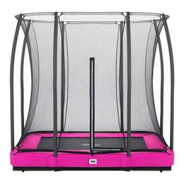 Salta Trampoline - Comfort Edition Ground- rechteckig - 214 x 153cm - Schutzrand Pink