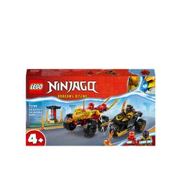 Lego Ninjago 71789 Verfolgungsjagd mit Kais Flitzer und Ras' Motorrad