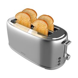 Cecotec - Vertikale Toaster Toast&Taste 1600 Retro Double Inox