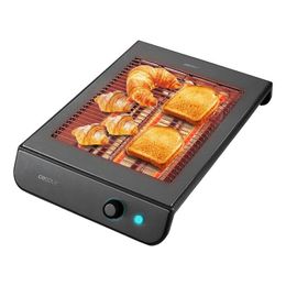 Flachtoaster Turbo EasyToast InoxDark Cecotec