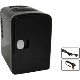 Mini Kühlschrank Deski schwarz 4 Liter kühlt und heizt 12V/220V tragbar - Schwarz